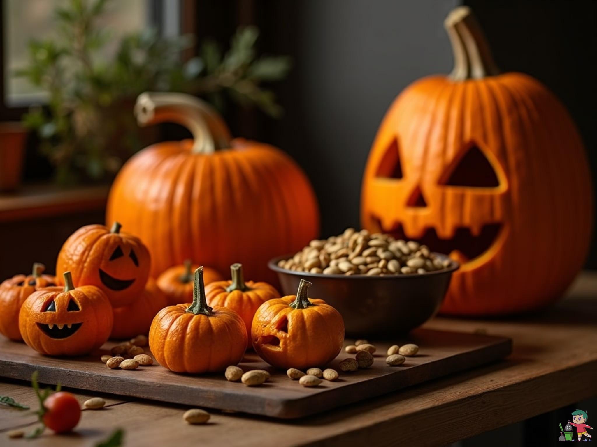 Citrouilles, graines, bonbons : Comment recycler les restes d’Halloween ...